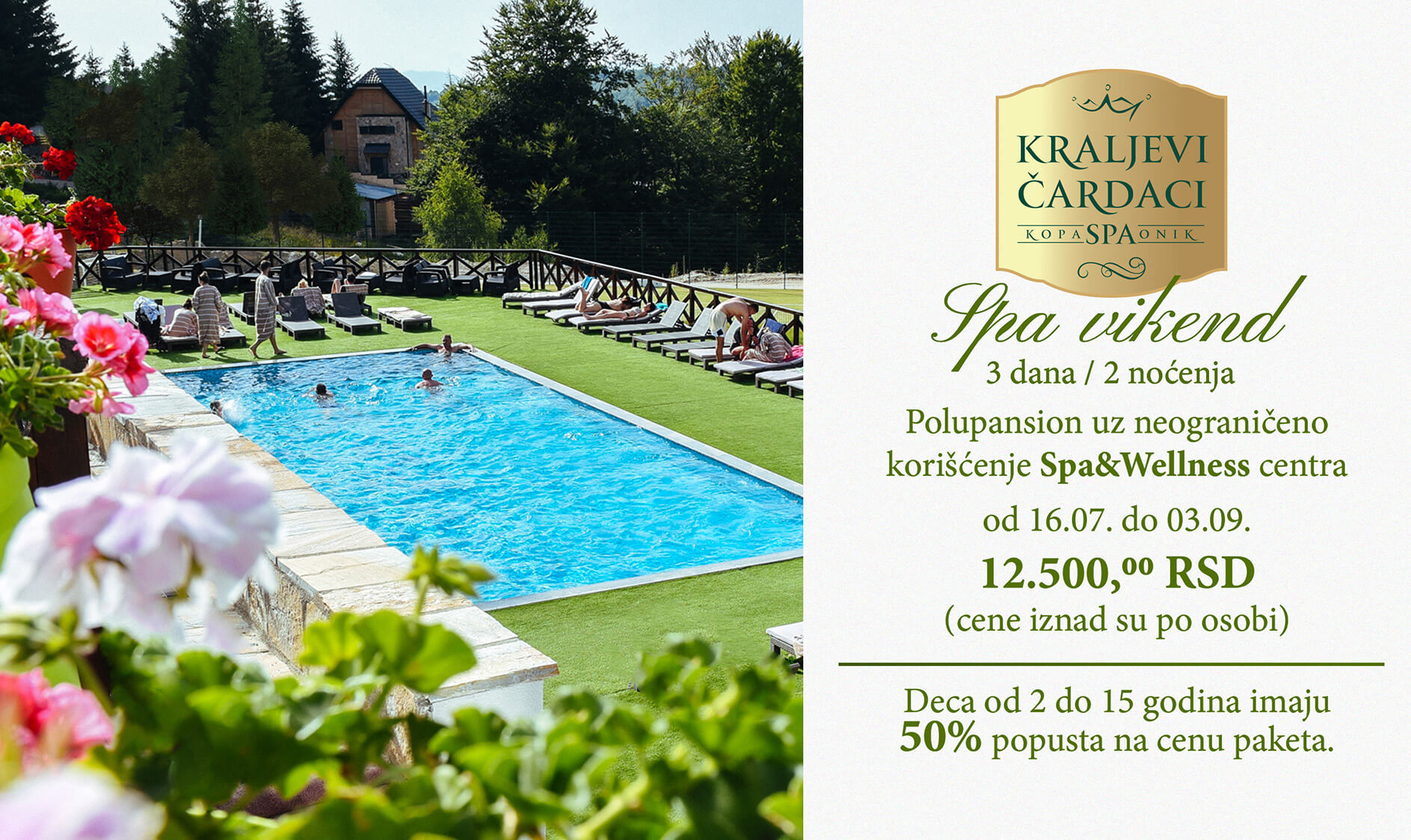 SPA vikend Kraljevi Čardaci - HopNaKop Kopaonik