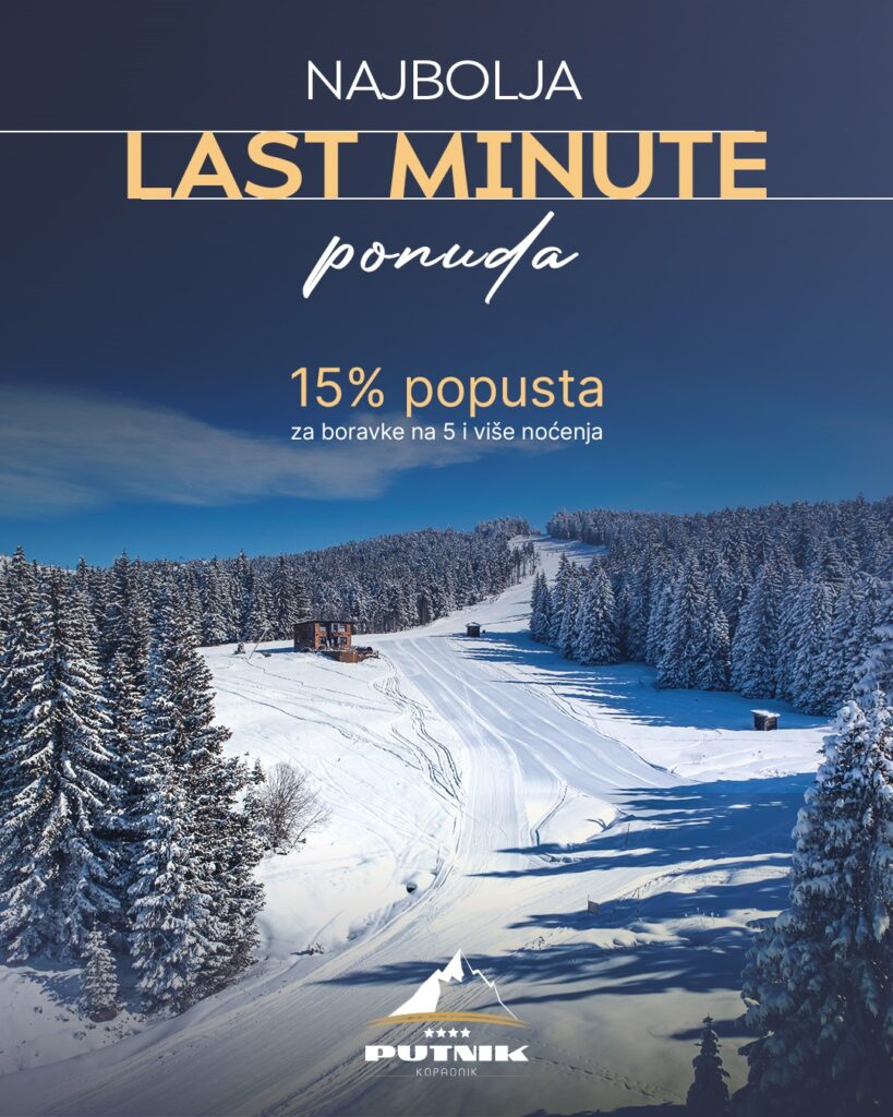 Hotel Putnik Kopaonik: Last minute ponuda